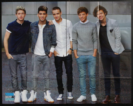 One Direction (Young Hot & Famous Magazine Insert) | Original Vintage ...