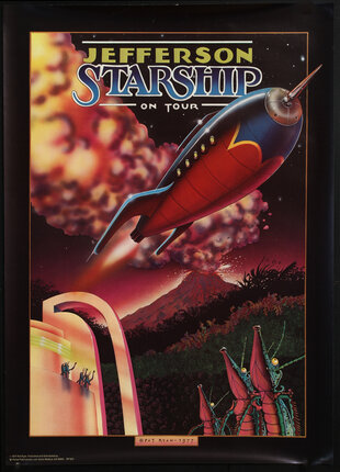 Jefferson Starship on Tour | Original Vintage Poster | Chisholm Larsson ...