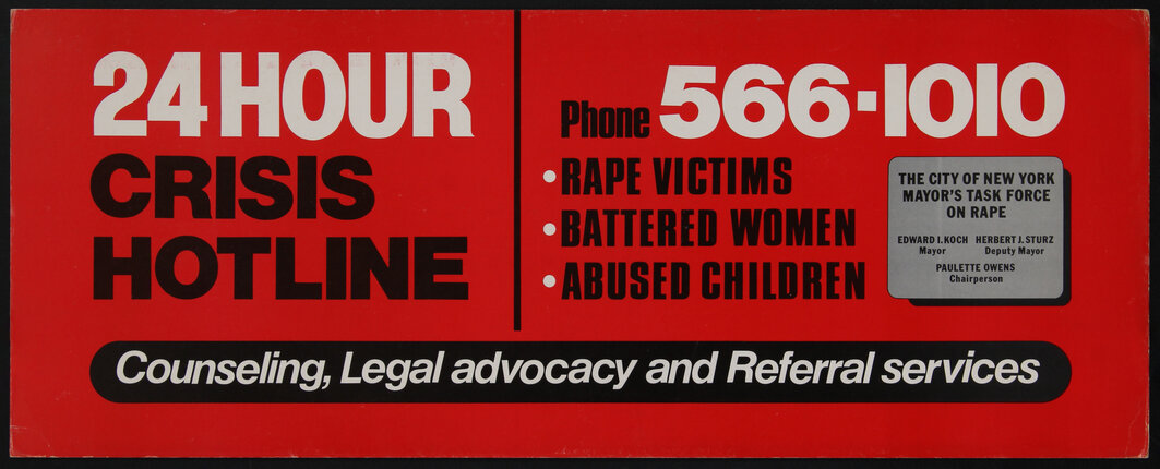 24 Hour Crisis Hotline - Subway Card | Original Vintage Poster ...