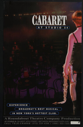 Cabaret at Studio 54 - Roundabout Theatre Company | Original Vintage ...