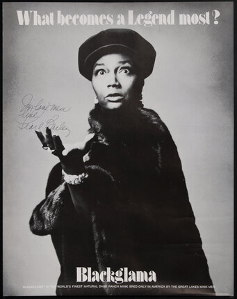 Blackglama - What Becomes a Legend Most? - Pearl Bailey (3) Signed | Original Vintage Poster ...