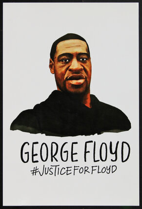 George Floyd #JUSTICEFORFLOYD | Original Vintage Poster | Chisholm ...