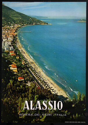 Alassio - Riviera Dei Fiori Italia | Original Vintage Poster | Chisholm ...
