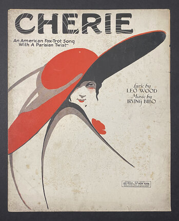 Cherie (Sheet Music) | Original Vintage Poster | Chisholm Larsson Gallery