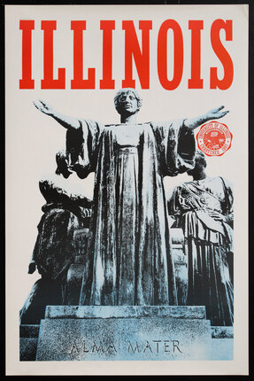 University of Illinois (Learning and Labor) | Original Vintage Poster ...