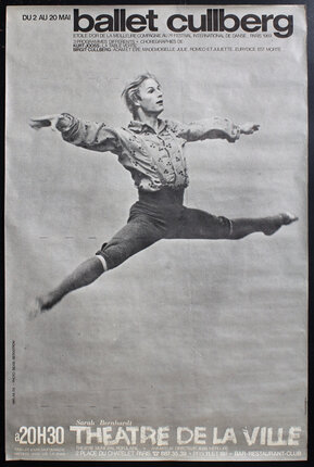 Ballet Cullberg - Theatre de La Ville (Niklas Ek) | Original Vintage Poster | Chisholm Larsson ...