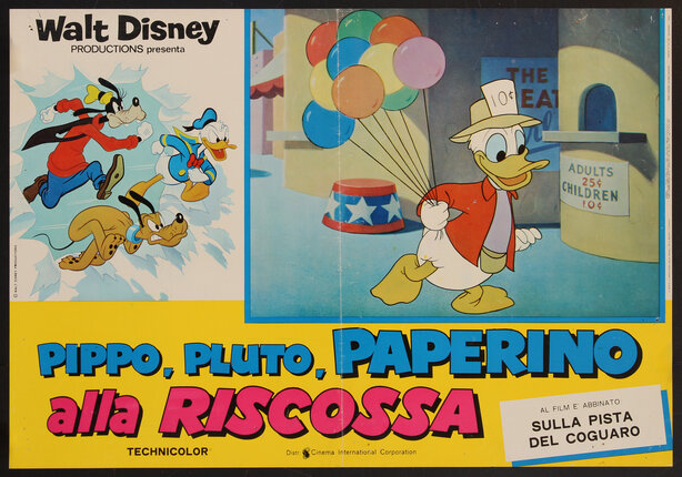 Pippo, Pluto Paperino alla Riscossa (Fotobusta) | Original Vintage ...