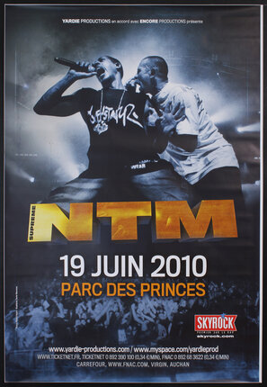 Supreme NTM - Parc des Princes 2010 | Original Vintage Poster ...