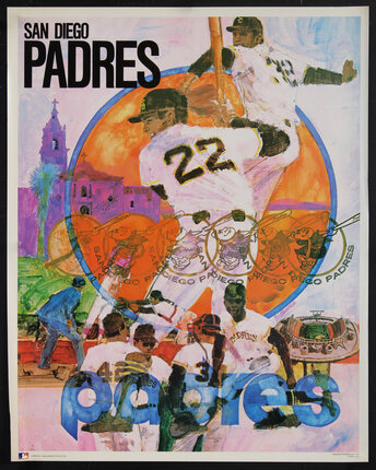 San Diego Padres | Original Vintage Poster | Chisholm Larsson Gallery