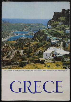 Grece - Kithira (Kythira, Cythera, Kythera) | Original Vintage Poster ...