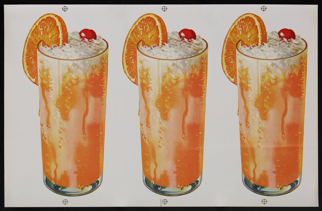 Three Orange Sodas (Uncut Die-Cut) | Original Vintage Poster | Chisholm ...