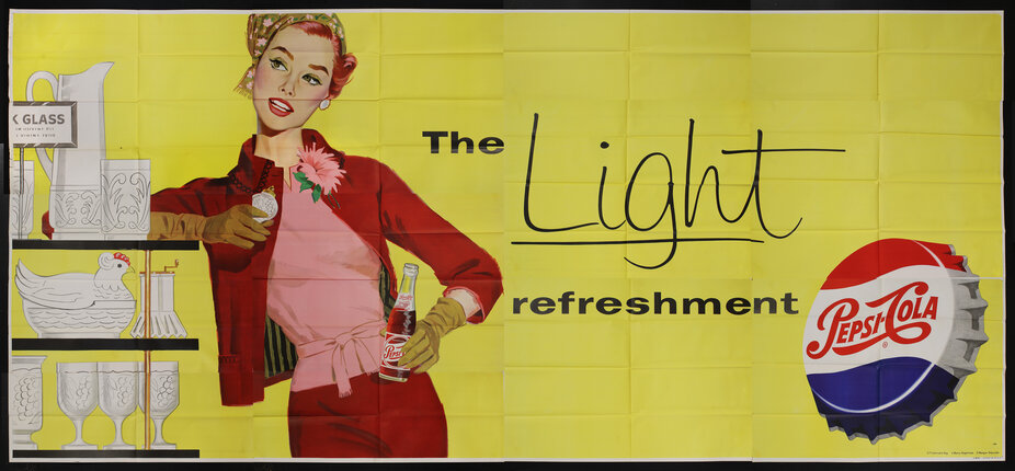 The Light Refreshment Pepsi Cola | Original Vintage Poster | Chisholm ...