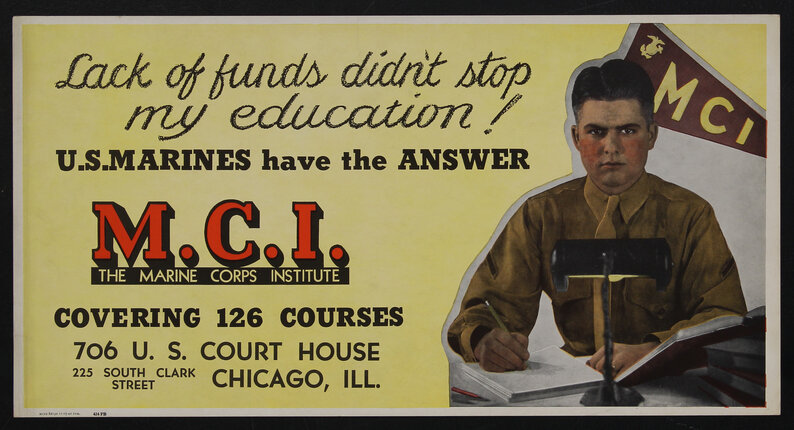 Lack of Funds Didn't Stop My Education - M.C.I. the Marine Corps ...